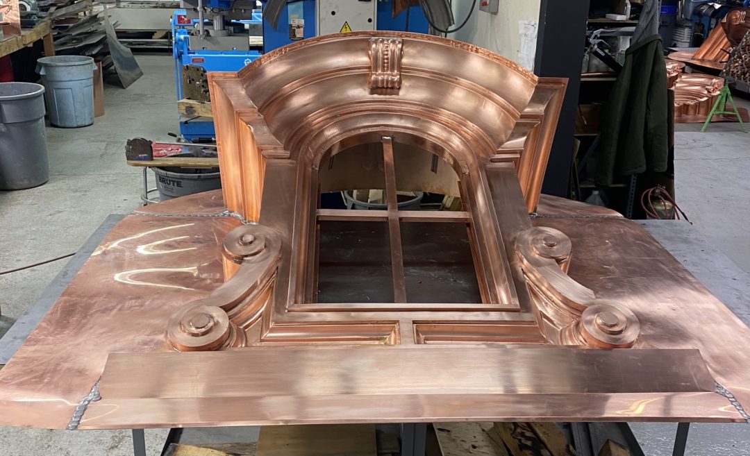 Copper Dormer Fabrication | P&J Metal Craft | Architectural Sheet Metal ...