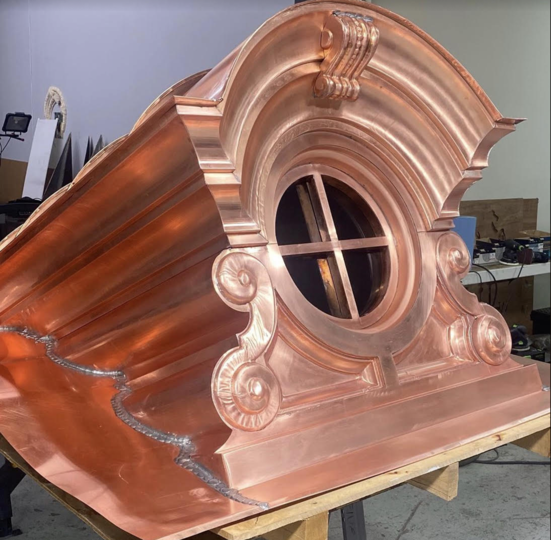 Copper Dormers | P&J Metal Craft | Architectural Sheet Metal